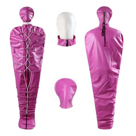 Sex Toy Kit Bodysuit Leather Full Body Wrap Bondage Bdsm Binder