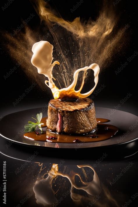 Steak Beef Filet Mignon Gourmet By Michelin Chef Restaurant Filé