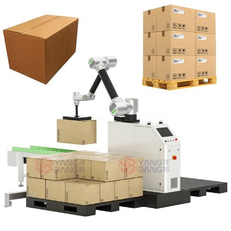 Automatic Robotic Arm Industrial Cobot Collaborative Robots Container With Palletizing Robot