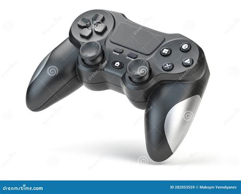 Game Joystick Or Gaming Controller Isolated On White Stock Illustration