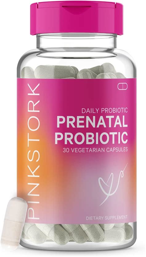 Amazon Pink Stork Probiótico prenatal probiótico prenatal de vitaminas para mujeres