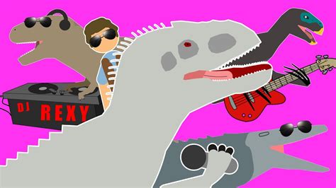 jurassic world the musical remix but in pivot animated parody song
