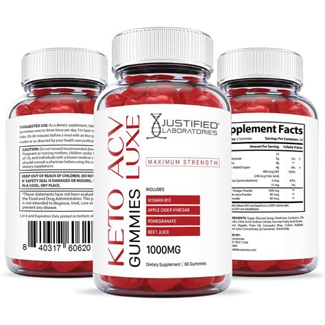 Luxe Keto Acv Gummies Justified Laboratories