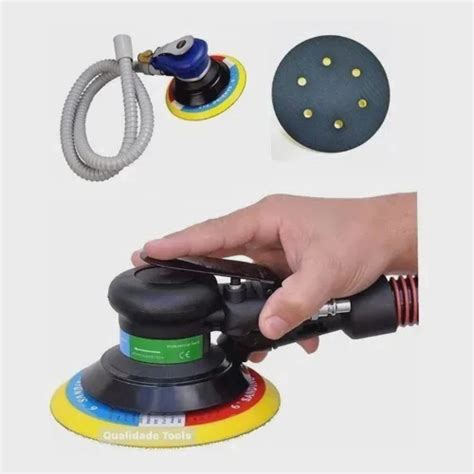 Lixadeira Pneumática Orbital Aspirada 6 Rokit Roquite Hokit Em Promoção