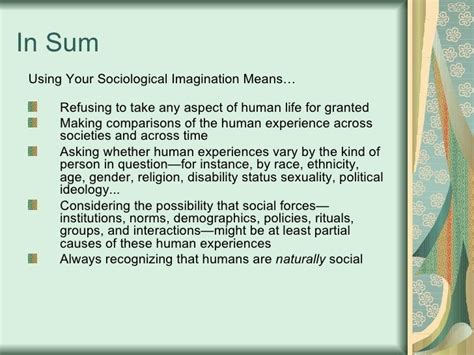 Sociological Imagination