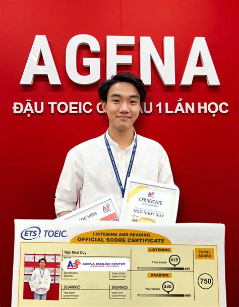 Thi Toeic Online Trung Tâm Luyện Thi Toeic 4 Kỹ Năng Agena English Center