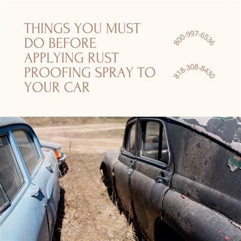 Rust Proofing Spray Noxudol USA Professional Rust Protection