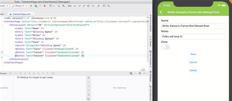 Hot Reload For Xamarin Forms Comes To Rider The Net Tools Blog