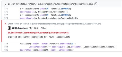 Flaky Test ZKSessionTest TestReacquireLeadershipAfterSessionLost