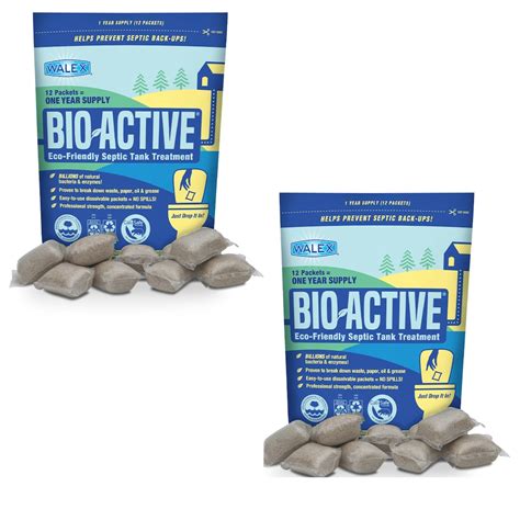Walex Bio Active Septic Tank Treatment 12pc 2pk The Home Depot Canada
