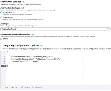 Build A Data Lake For Streaming Data With Amazon S3 Tables And Amazon Data Firehose Aws