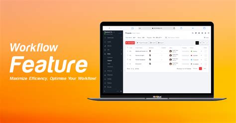 Workflow Feature Hivelux® Workspace All In One Business Tools