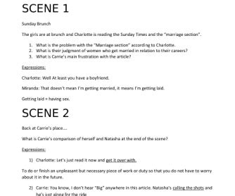 Movie Worksheet Sex In The City Season 3 Episode 3 Vocabulary And Conversation Practice