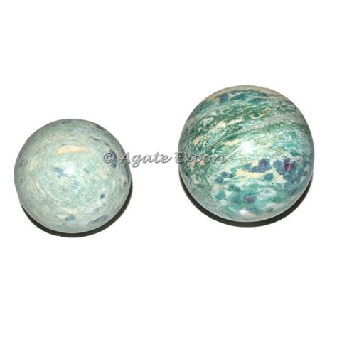 Ruby Zeosite Ball Crystals Spheres