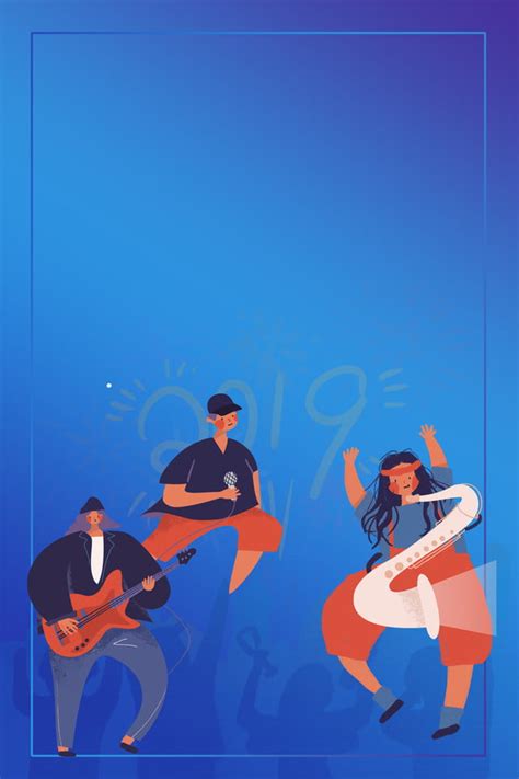 2017 블루 일러스트 레이터 대기 음악 축제 카니발 포스터 배경 노래 경연 대회 음악회 노래방 포스터 배경 일러스트 및 사진 무료 다운로드 Pngtree