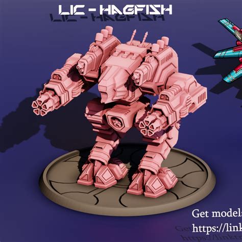 3d Printable Lic Hagfish 100t Assault Mech By The Lelanian