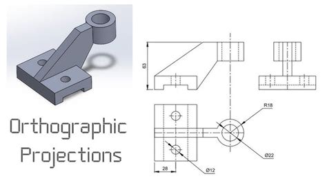 Autocad Tutorials Introduction To Orthographic Projection 57 Off
