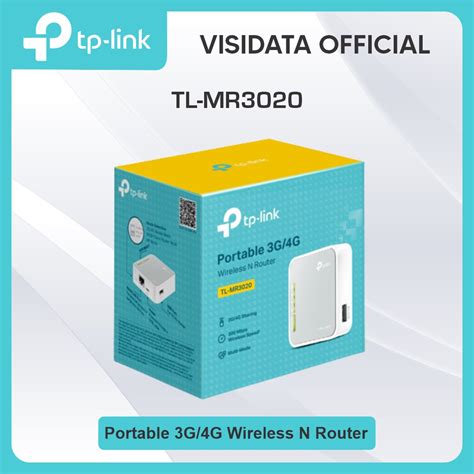 Jual Tp Link Portable 3G 4G Wireless N Router TL MR3020 Garansi Resmi Shopee Indonesia