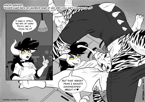 Rule 34 2019 Anthro Apron Bodily Fluids Breasts Clothed Clothing Cum