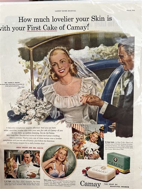 Vintage Camay Soap Advertisement