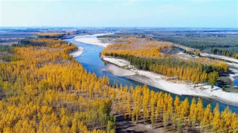 Autumn Scenes Along Hebei River China Plus