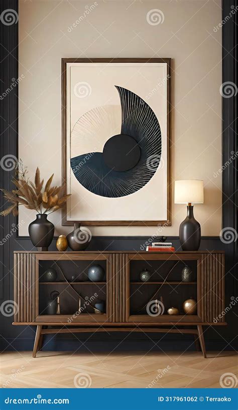 Accent Minimalist Interior Design Of A Modern Living Room In