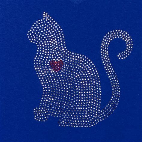 Rhinestone Kitty Love Shirt