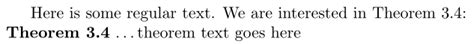 cross referencing referring hardwired information in latex xelatex