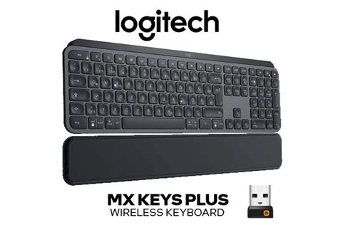 Logitech Mx Keys Plus Wireless Keyboard Graphite Premium Typing Experience