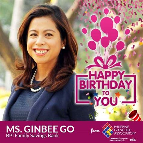 Happy Birthday Ms Philippine Franchise Association Pfa