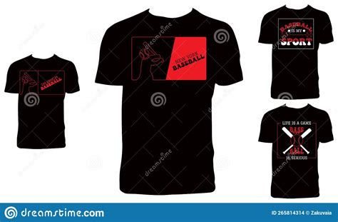 Baseball T Shirt Design Bundle Stock Vector Illustration Of Design