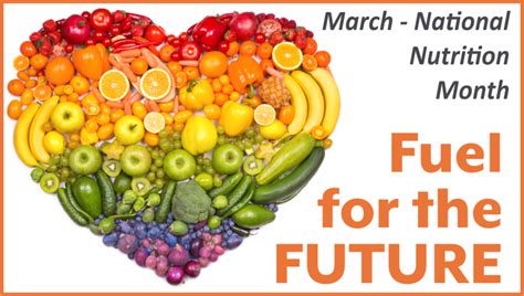 Fuel For The Future Thoughts During March National Nutrition Month Sheridan Memorial Hospital