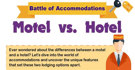 Motel Vs Hotel What Are The Differences • 7esl