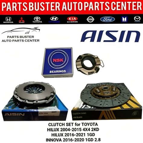 Clutch Set Clutch Cover Pressure Plate Clutch Disc Release Bearing For Toyota Hilux