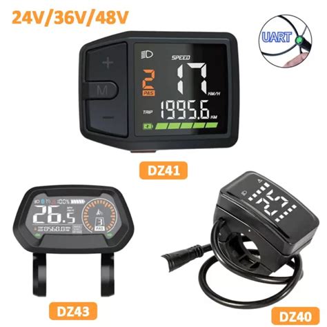 24 36 48v E Bike Dz40 41 43 Lcd Display Für Bafang Bbs01 Bbs02 Hd Mid