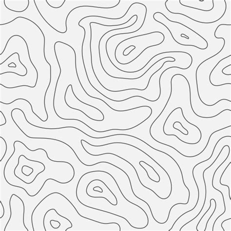 Topographic Map Seamless Pattern Royalty Free Vector Image