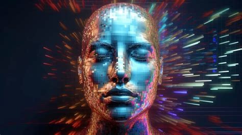 Premium Ai Image Holographic Human Interface With Robotic Ai