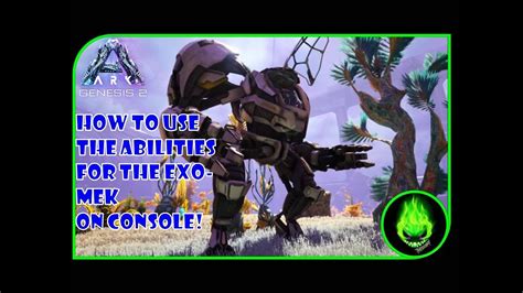 ARK HOW TO USE THE ABILITIES FOR THE EXO MEK YouTube