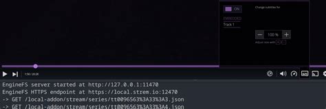 [bug] Subtitle Option Is Missing For Shows · Issue 8 · Sleeyax Stremio Streaming Server · Github
