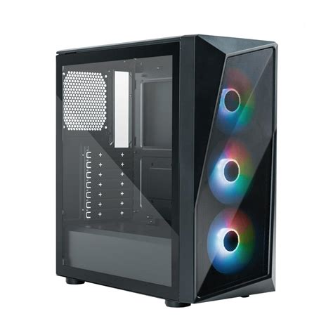 Cooler Master Cmp 520 Argb Mid Tower Tempered Glass Gaming Case W 3
