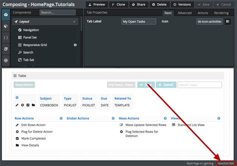 reclaim the salesforce home page — skuid v13 0 15 documentation