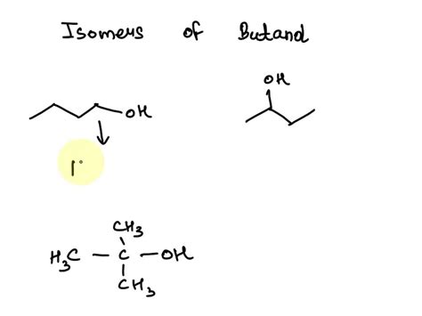 solved distinguish between primary a secondary and tertiary alcohol