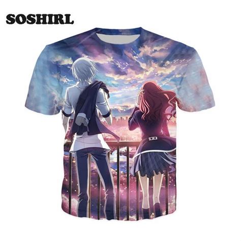 Buy Soshirl Japanese Anime Couple T Shirts Sweet Love