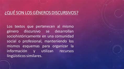 Géneros Discursivos Profe Social
