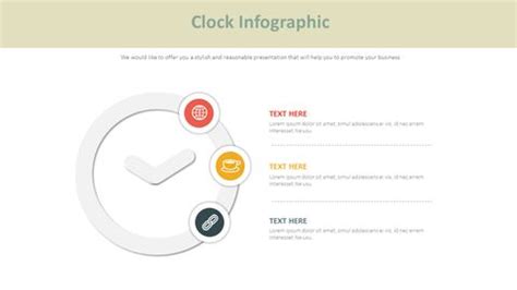 Clock Infographic Diagram