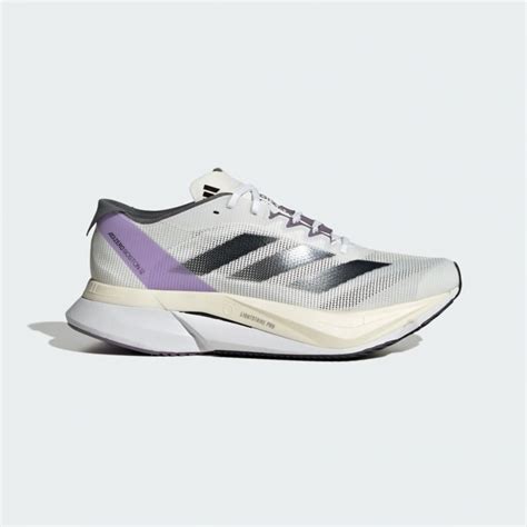 Adidas 愛迪達 慢跑鞋 女鞋 運動鞋 緩震 Adizero Boston 12 W 灰紫 Id6900 慢跑鞋 Yahoo奇摩購物中心