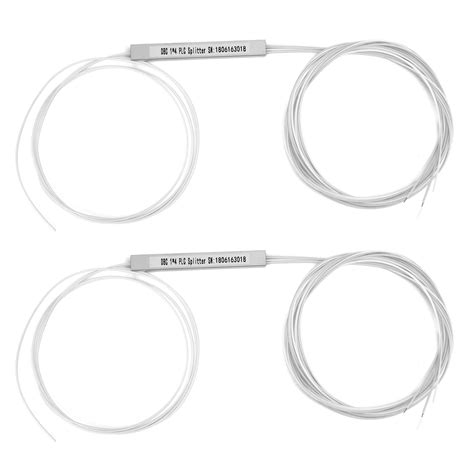 2pcs Plc Splitter Bare Fiber No Connector Single Mode Power Management