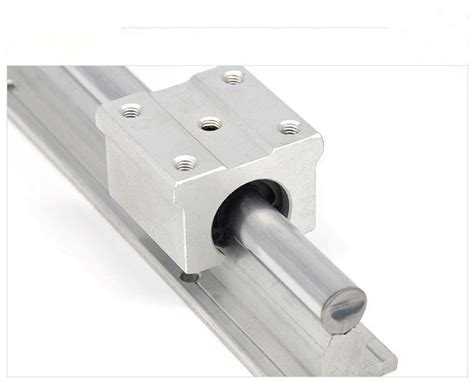 Round Linear Guides SBR SBR Aluminum Round Linear Rails And Linear Bearings For CNC Linear