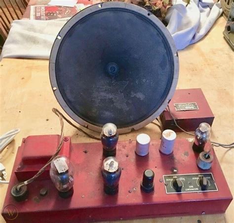 1940s Wurlitzer 700 Jukebox Amplifier And Speaker Working 3871519148