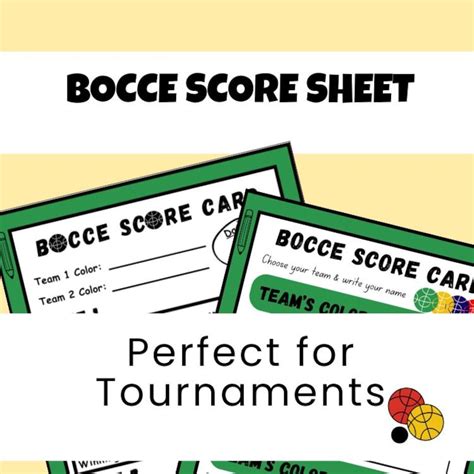 Bocce Ball Score Sheet Printable Bocce Scoring Card Pdf Lawn And Yard